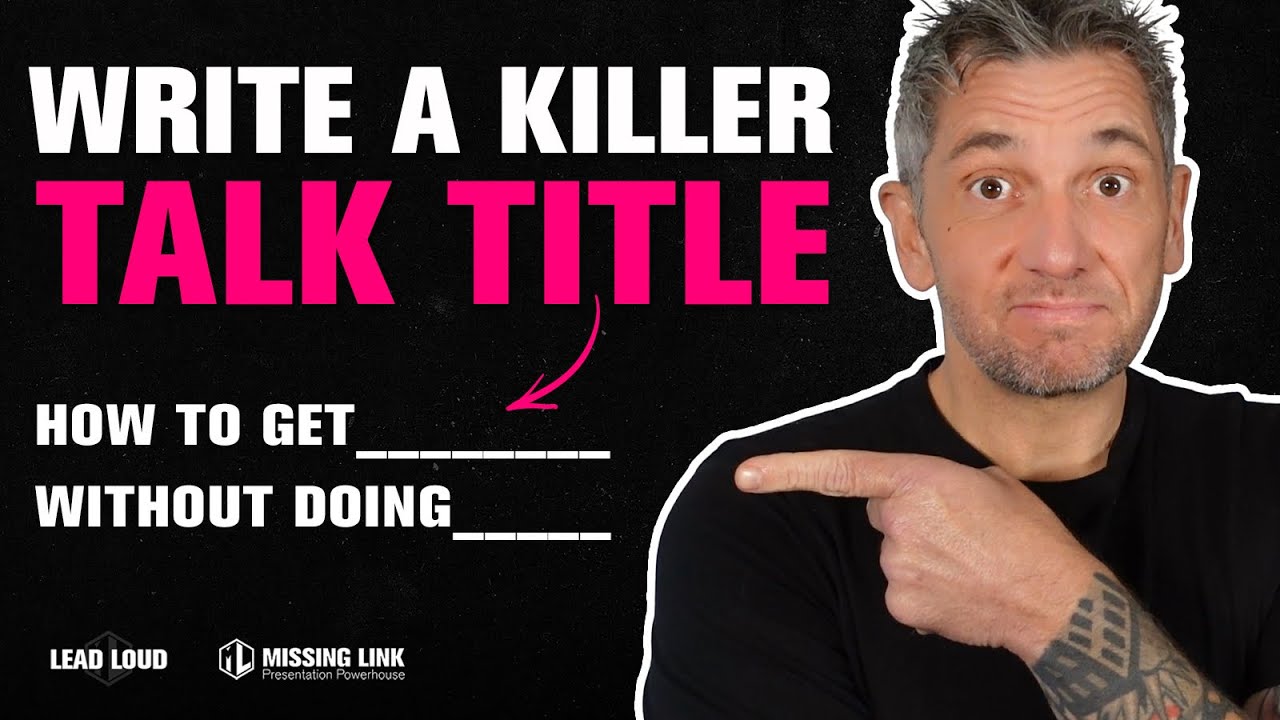 How to write a great presentation title