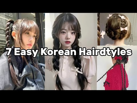 7 Easy & Cute๐ Korean Hairstyles for Students | Must-Try for Every Girl!