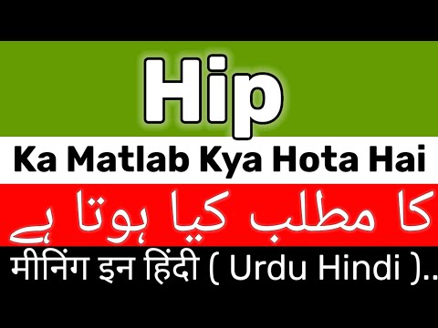 Hip Meaning | Hip Meaning In Urdu Hindi | Hip Ka Matlab Kya Hai | Hip Ka Meaning Kya Hai