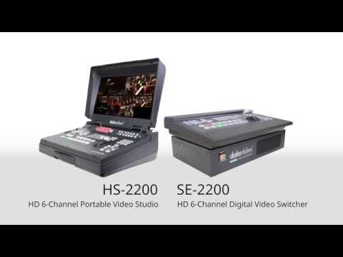 HS-2200 HD 6-Channel Portable Mobile Cast Video Studio | Datavideo ...
