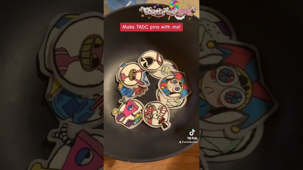 #TADC Custom Pins! - #theamazingdigitalcircus #pomni #jax #digitalcircus #customartwork