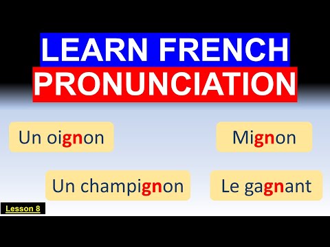 How to pronounce the sound 'G', 'GU' in French - French Pronunciation Lesson 11