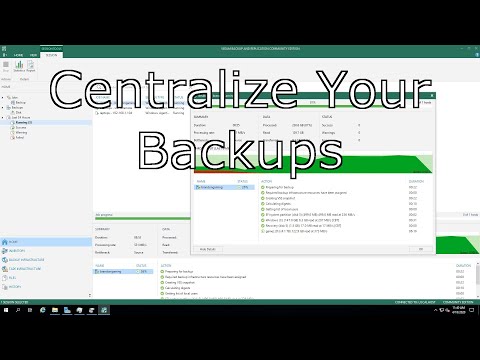 How to setup Veeam to manage all the backups in your home