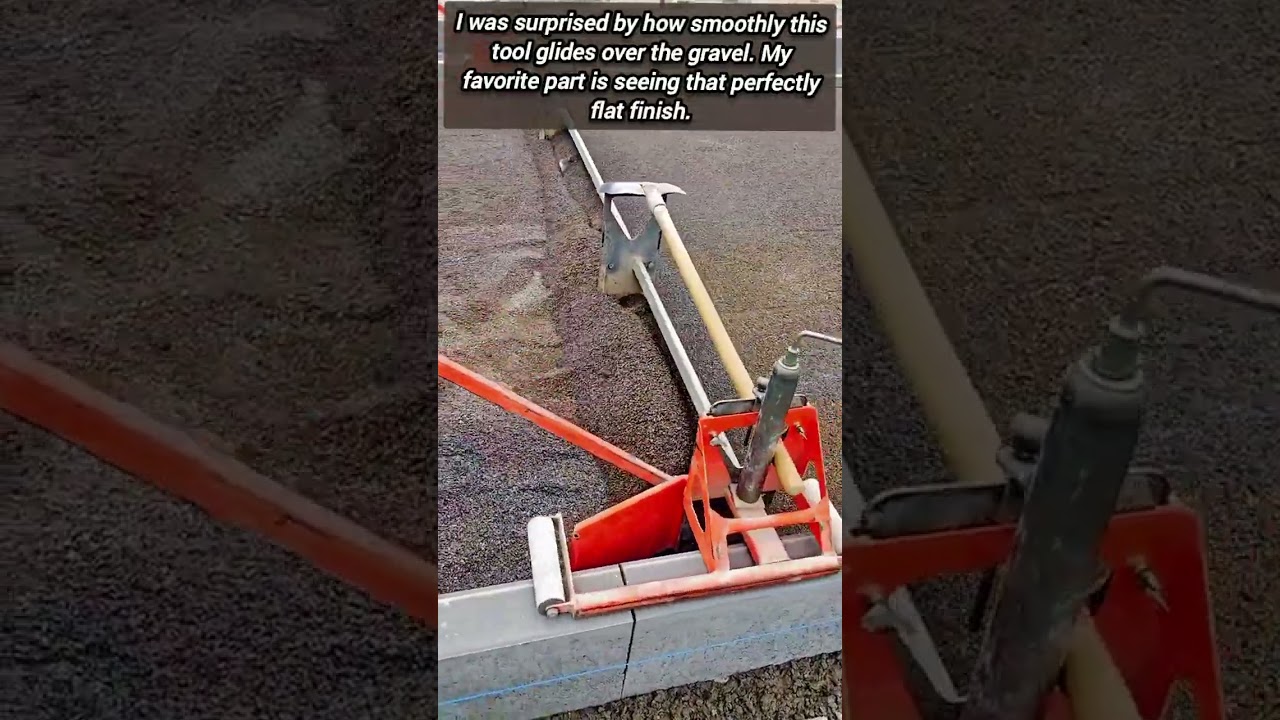 This Incredible Tool For Leveling Construction Ground