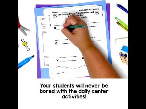Teaching 5th Grade Multiplication: Lessons Games Worksheets 5.NBT.5 Multiplying Multi-Digit Number