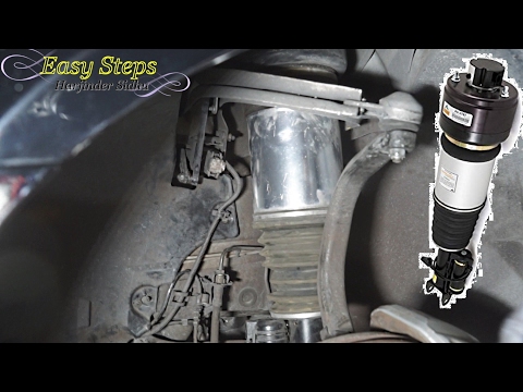 How To Replace Front Air Suspension Shock on Mercedes | Arnott Struts for CLS-Class W219