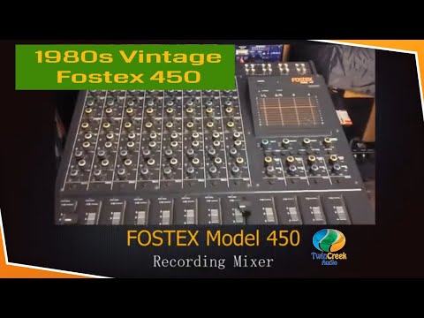 Fostex Model 80 analog 8 Track tape recorder and matching 450 | Reverb
