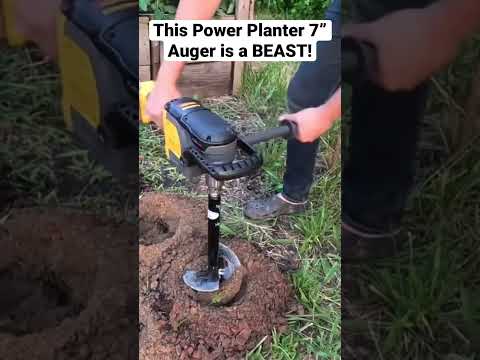 This Power Planted auger is a beast! Digs through heavy clay like butterrr