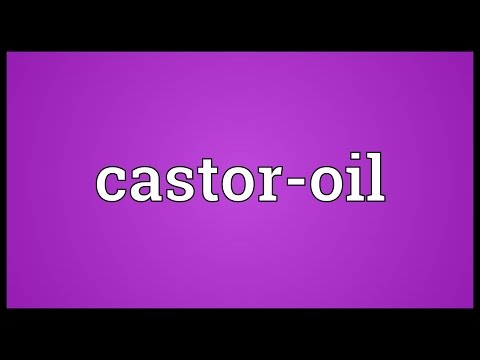 Castor-oil Meaning