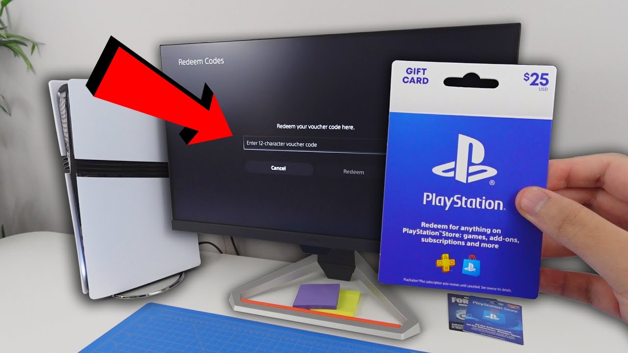 How to REDEEM PLAYSTATION GIFT CARD on PS5 (EASY METHOD)