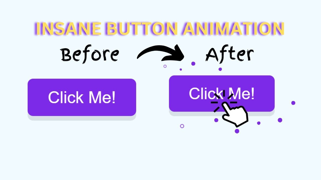 Insane Button Animation with HTML, CSS & JavaScript | Click Effect & Particle Explosion!