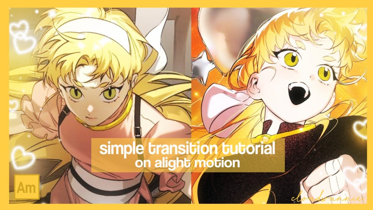 ꩜°ᨳ.ೃSimple transition tutorial˖ ࣪⊹🧡||alight motion 