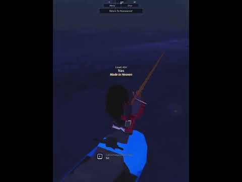 ROBLOX FISCH TRYING TO CATCH A MEGALODON WITH THE WORST ROD