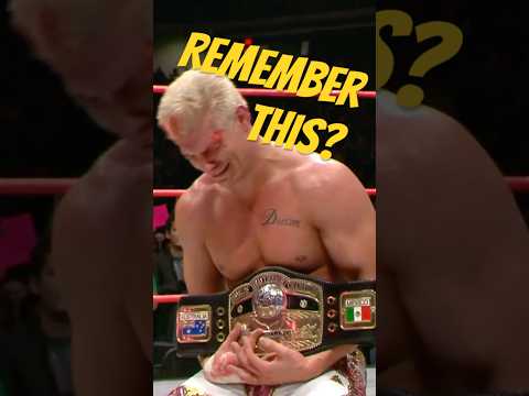 REMEMBER THIS?! Cody Rhodes beats Nick Aldis for N.W.A Title #shorts