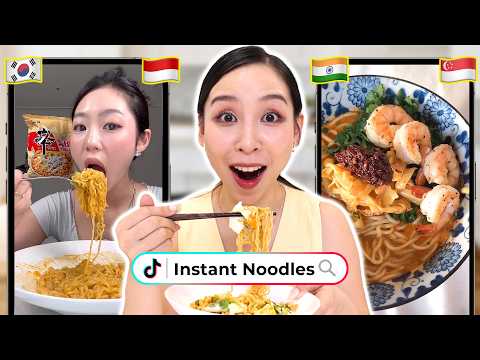Trying Viral Instant Noodles Around The World 🍜