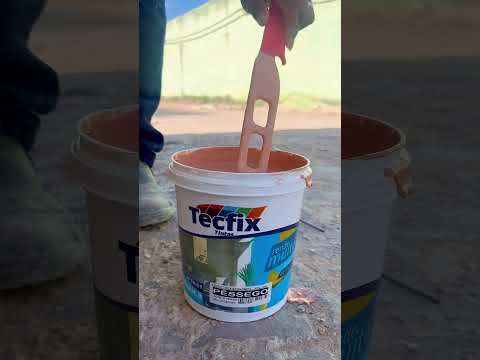 Mais uma inspiração de cor para você! Conheça a cor Pêssego Tecfix 🍑 #tintas #tecfix #pintura