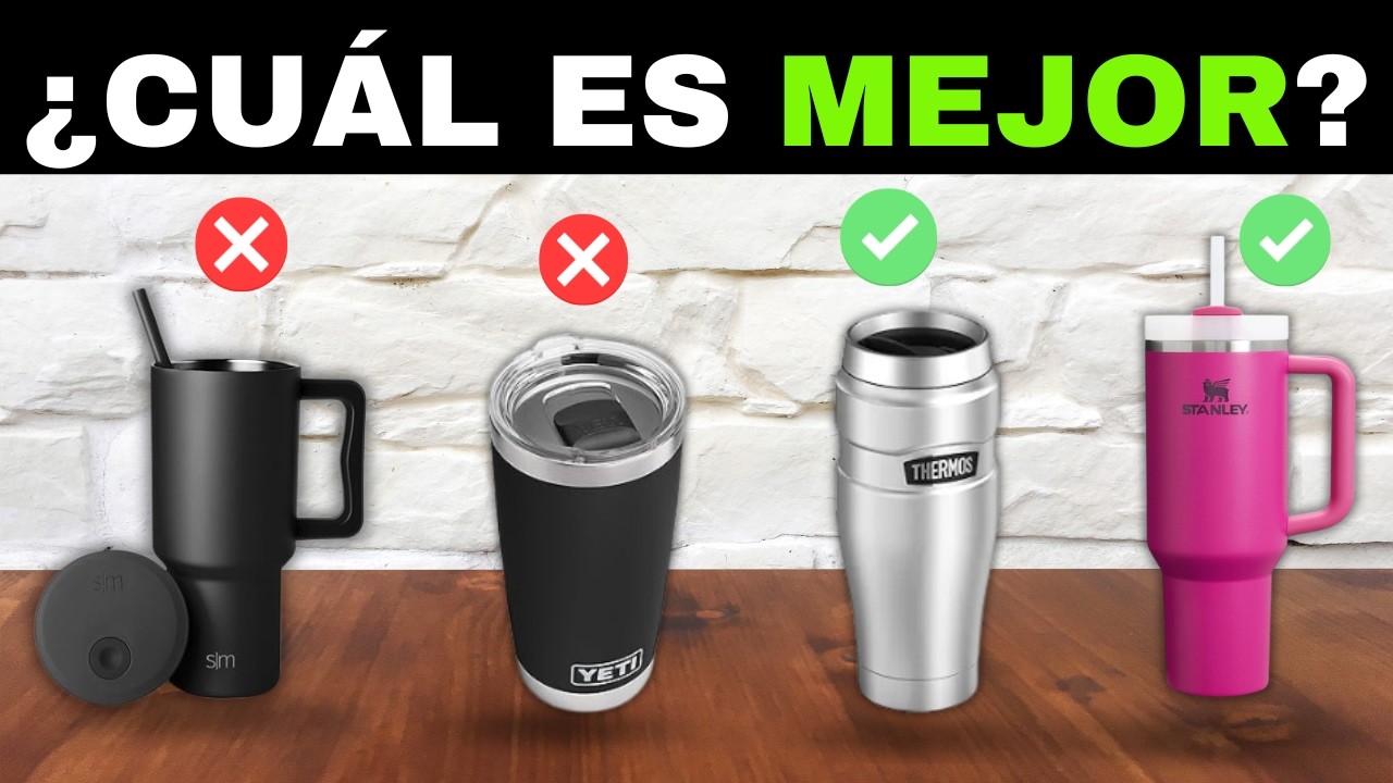 ✅ 10 MEJORES Termos de Acero Inoxidable para Café y Bebidas BARATOS de Amazon [2026]☕ Vasos Térmicos