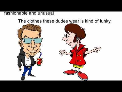 funky meaning | Vocabulary for Kids | Children's Dictionary | Learn English Vocabulary