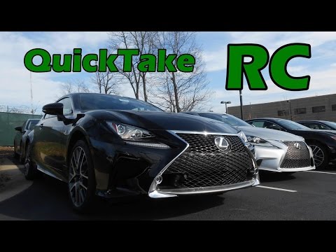 2016 Lexus RC 350 F-Sport: QuickTake Review