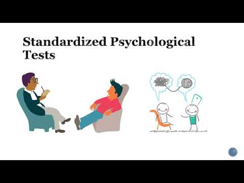 Standardized psychology test