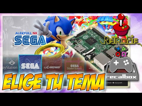 Cómo personalizar tu sistema RETROPIE o RECALBOX. TUTORIAL de instalación de temas.