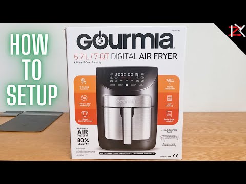 How To Setup Gourmia Air Fryer - Cook Meals Instantly - CHEAPER Than an OVEN - Cost Of Running