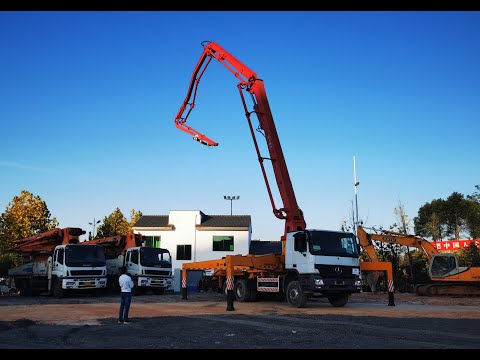 Used Concrete Pump Truck SANY 37m for sales and it works well