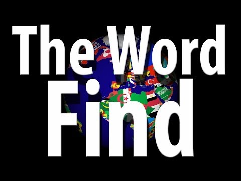 The Word - Find | Learn English