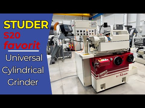 STUDER S20 FAVORIT – Universal Cylindrical Grinding Machine