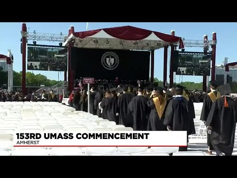 ‘It’s been a long time coming’: UMass Amherst students graduate at McGuirk Stadium