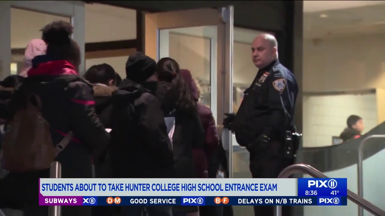 Thousands of sixth graders take Hunter College High School entrance exam