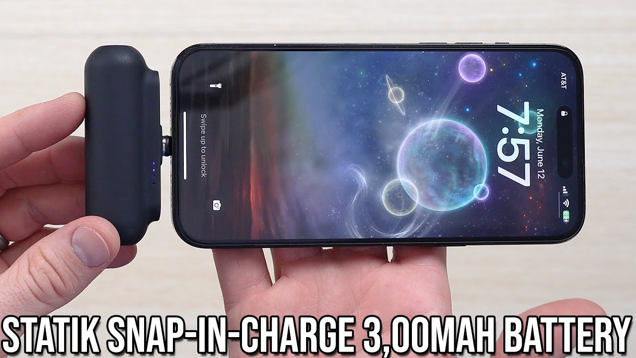 Statik iPhone/Android Snap-N-Charge 3,000mAh Battery