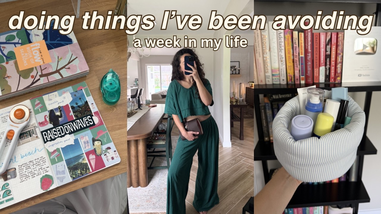 i finally (tried) to do everything on my to-do list that I've been avoiding (week in my life)