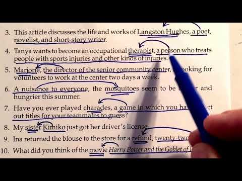 EW 157 Appositives and Appositive Phrases