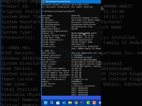 Get All System Information With One Command