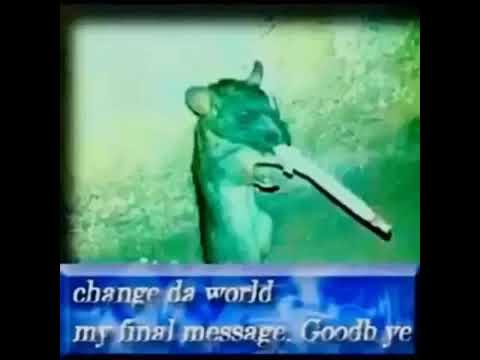 Rat say: Change Da World My Final Message Goodbye