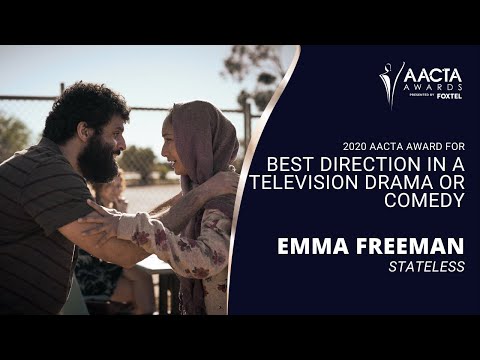 Emma Freeman wins Best Direction in a Television Drama or Comedy | 2020 AACTA Awards (In Room)