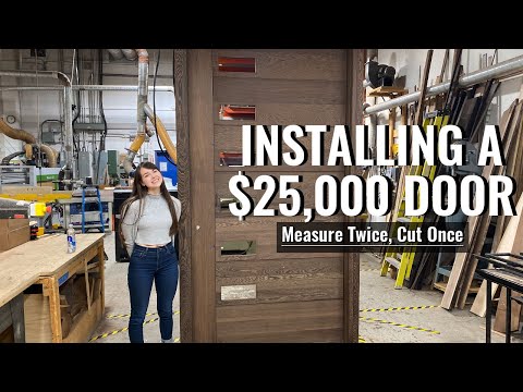 Installing a 9ft Solid Wenge Door