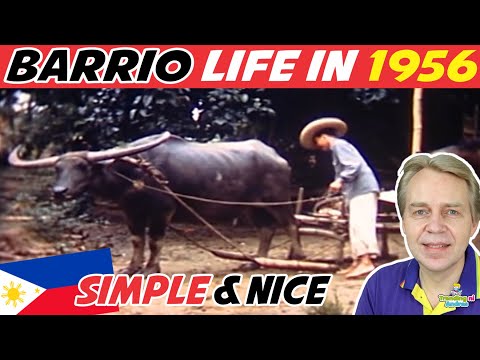 Philippines Simple Barrio Life in 1956 - No gadgets and internet reaction by Kuya Andres