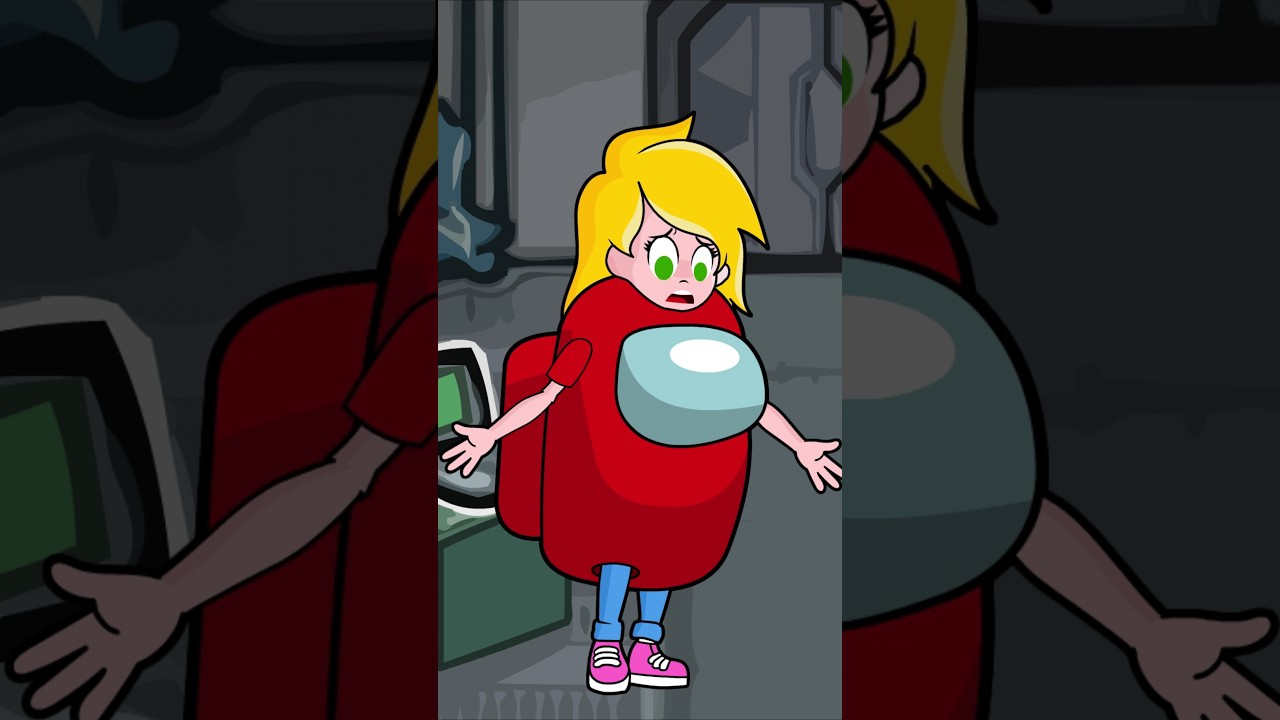 MY GIRLFRIEND DRESSES UP AS AMONG US🤣😂 #jokes #animation #casimochotv