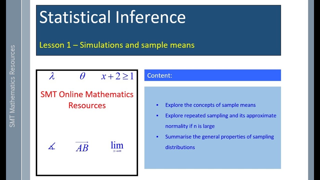 Statistical Inference Lesson 1: Simulations and Sample Means