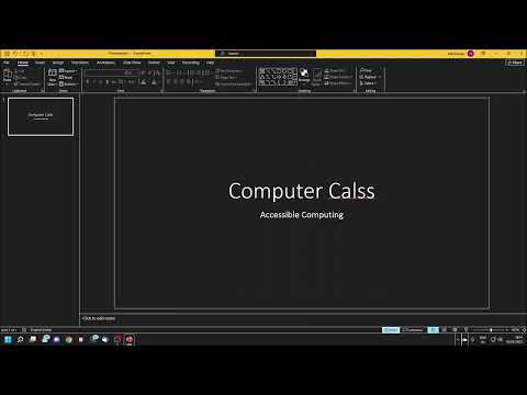 PowerPoint tutorial (3) | How To Use Notes Pane In Your Slides With Screen-Reader