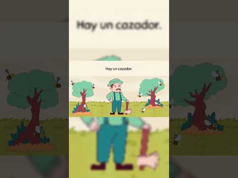 🦸 Spanish for Kids – Little Red Riding Hood Part 4 | The Hunter Saves the Day