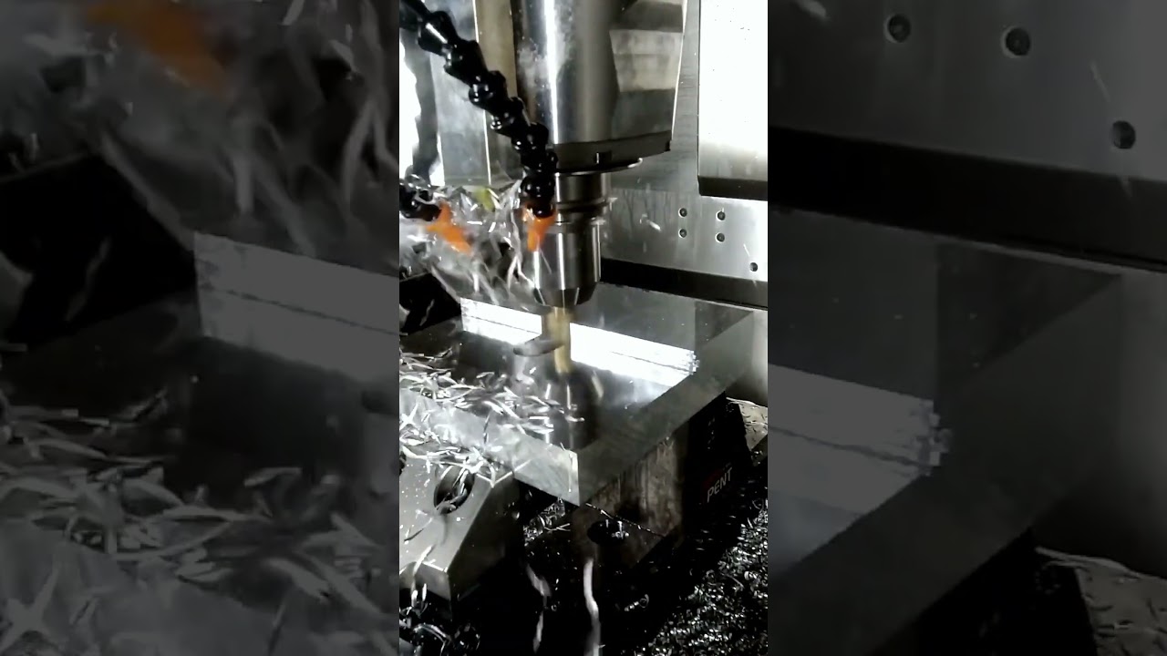 From Raw to Refined: CNC Parts Transformation. #cncmilling #cncmachining #cncshop