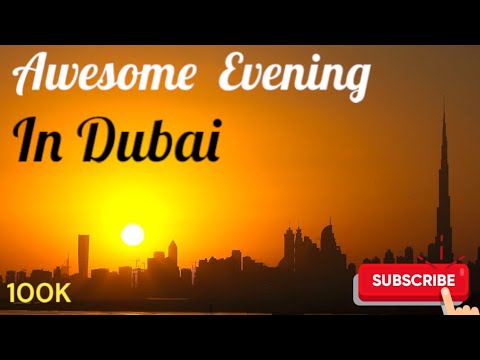 Beautiful Evening in Dubai.. #dubai #uae #kabul