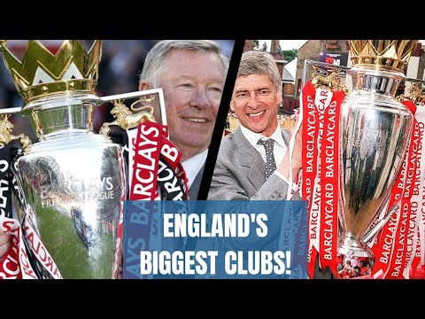RANKED: Top 10 BIGGEST CLUBS in England!