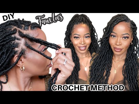 Crochet Faux Locs are the BEST! No Wrapping, No Rubber bands| Natural Born Locs ft. Janet Collection