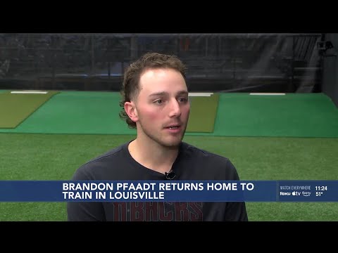 Brandon Pfaadt returns home to train in Louisville