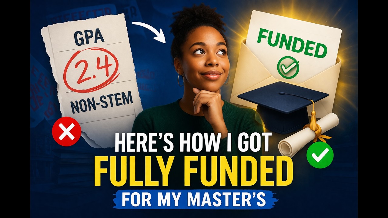 Low GPA? Non-STEM? Here's How I Got FULLY Funded for My Master's