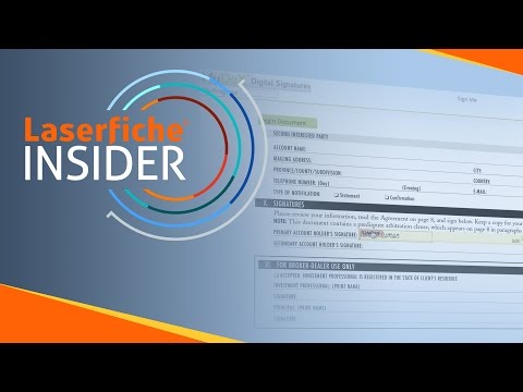 Laserfiche Insider - Integration with SIGNiX (May 31, 2016)